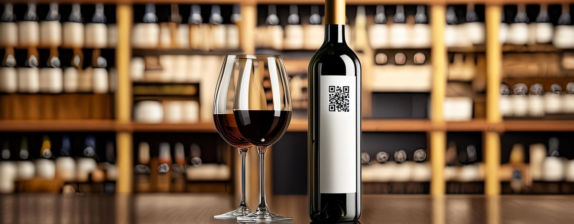 Des QR-Codes sur les bouteilles de vin